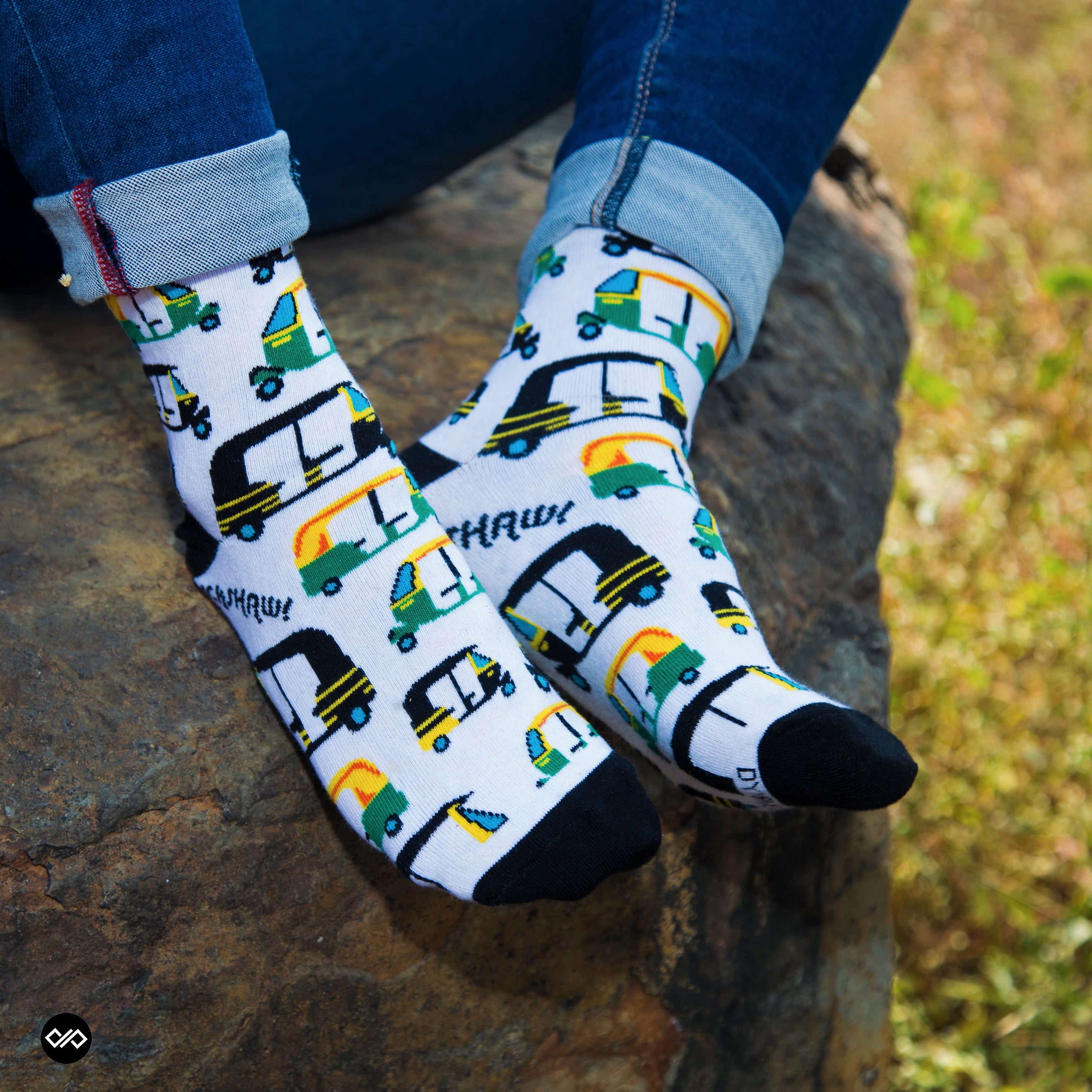 Cotton Crew Socks Combo: Samosa, Rickshaw, Chai – Dynamocks